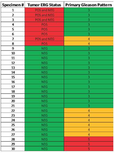 Low Frequency of the ERG Oncogene Alterations in Prostate Cancer ...
