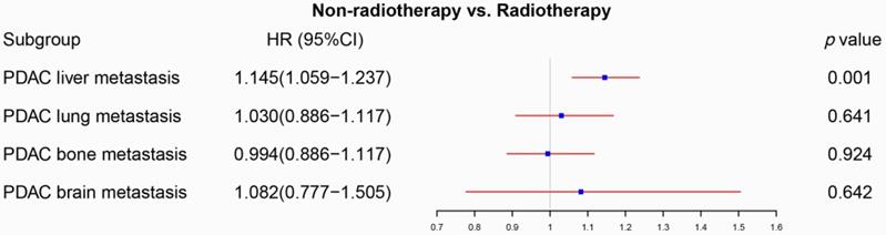 The survival impact of palliative radiotherapy on synchronous ...
