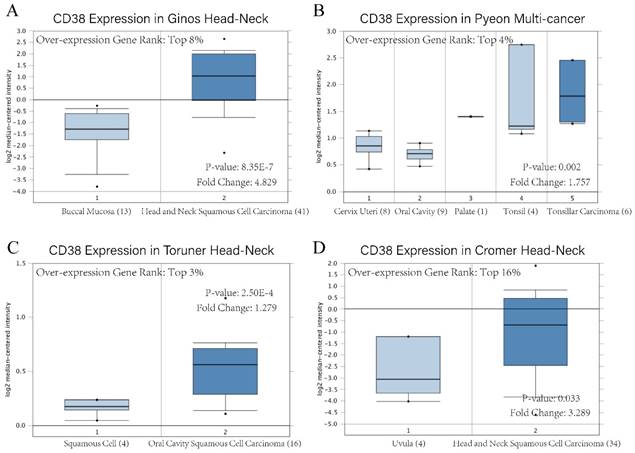 Integrative Analysis Identified CD38 As a Key Node That Correlates ...